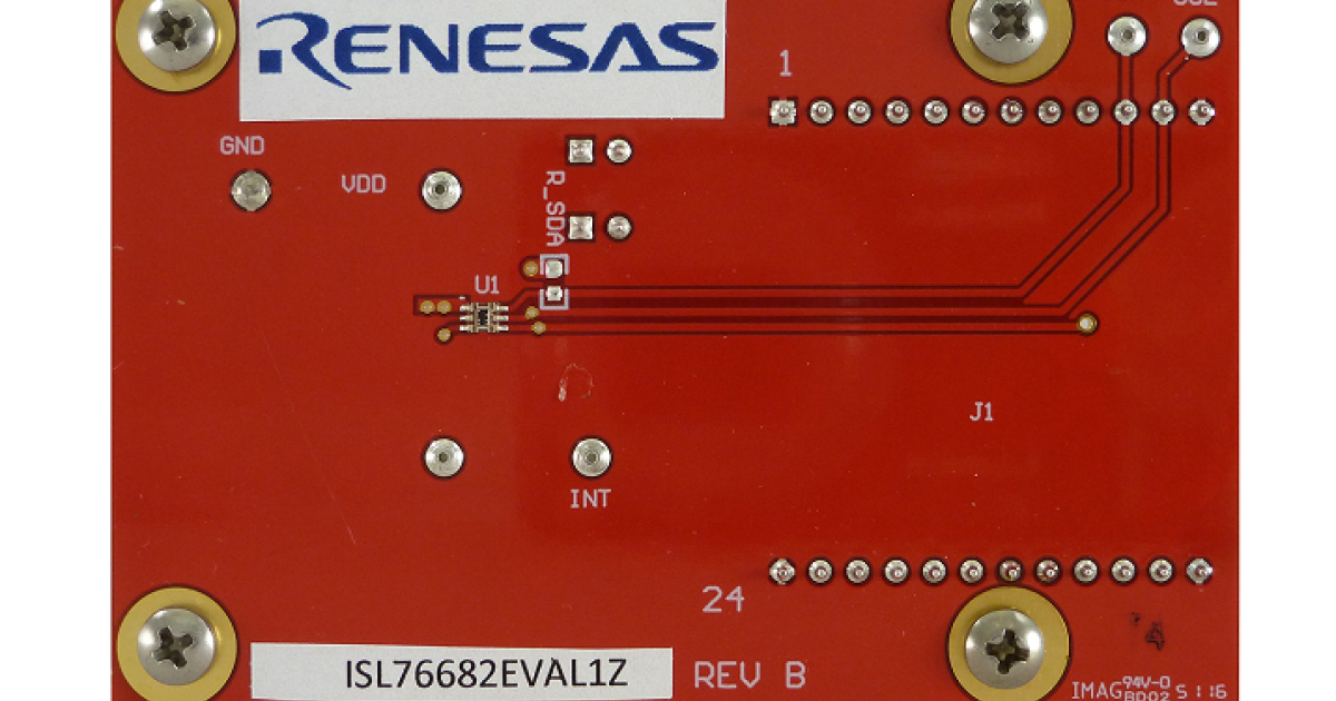 ISL76682EVAL1Z - Light-to-Digital Output Sensor with I²C Interface Evaluation Board | Renesas